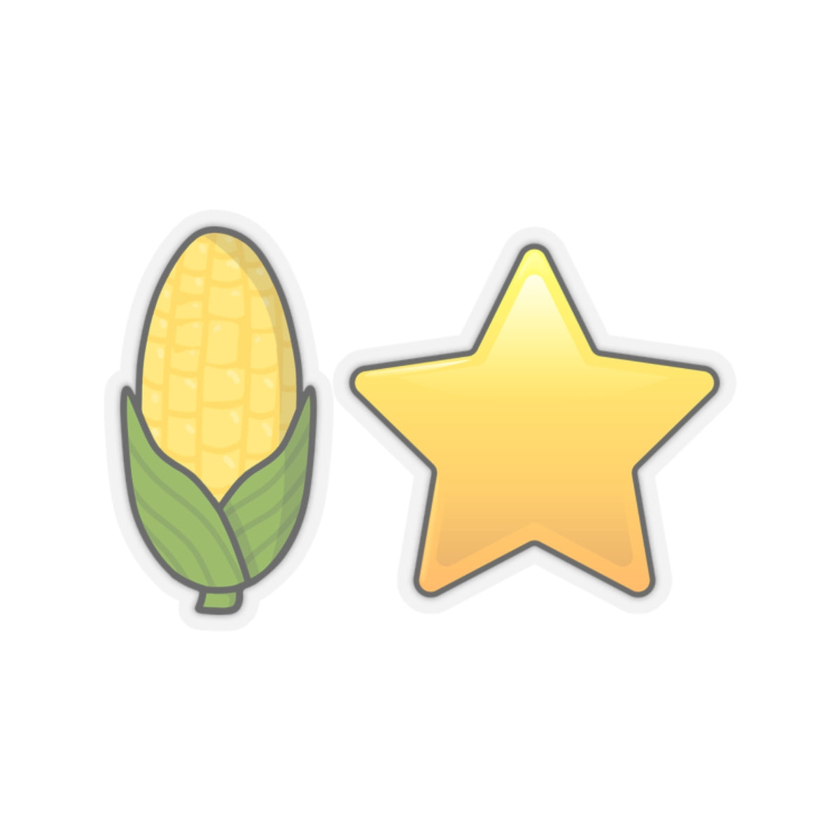 Corn Star | Kiss-Cut Sticker – Cliff Boyd Merchandise